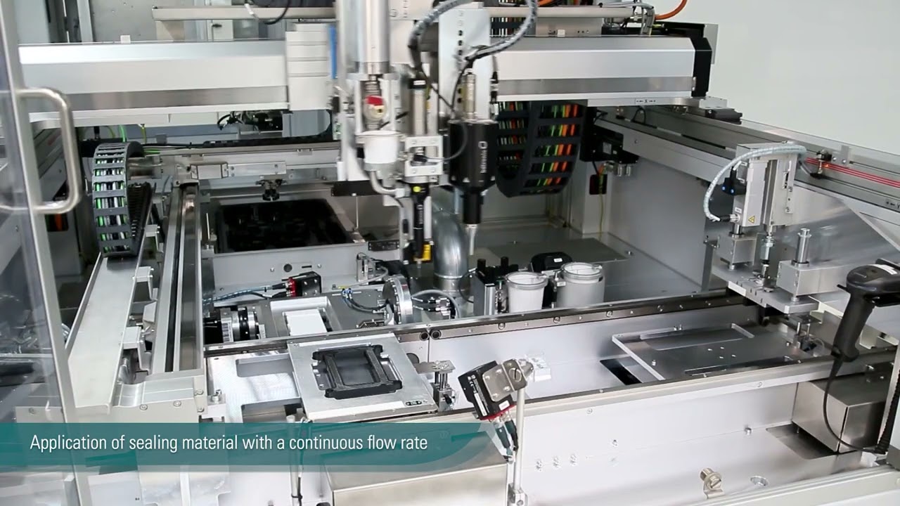 Dispensing + Plasma Fully automated dispensing & plasma machine B5800 ...