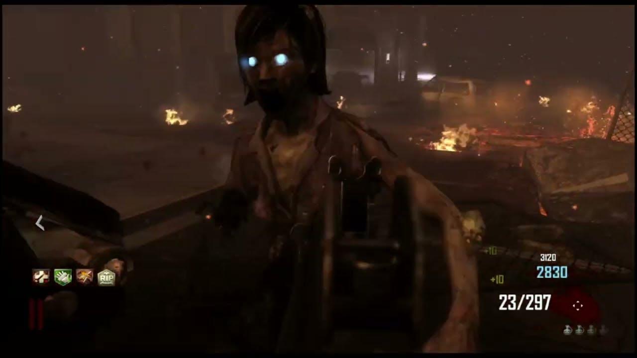 COD BO2 Zombies Survival Gameplay [3] On Town - YouTube