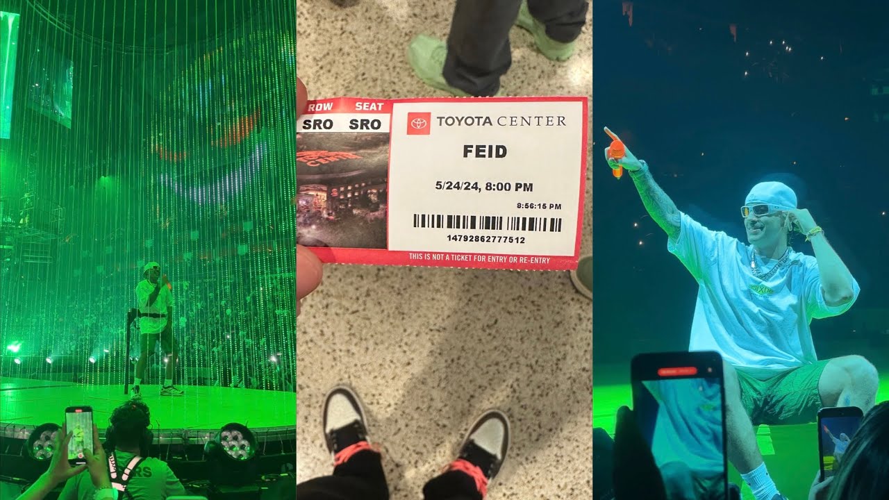 FERXXOCALIPSIS Concierto Houston! Special Effects Here. - YouTube