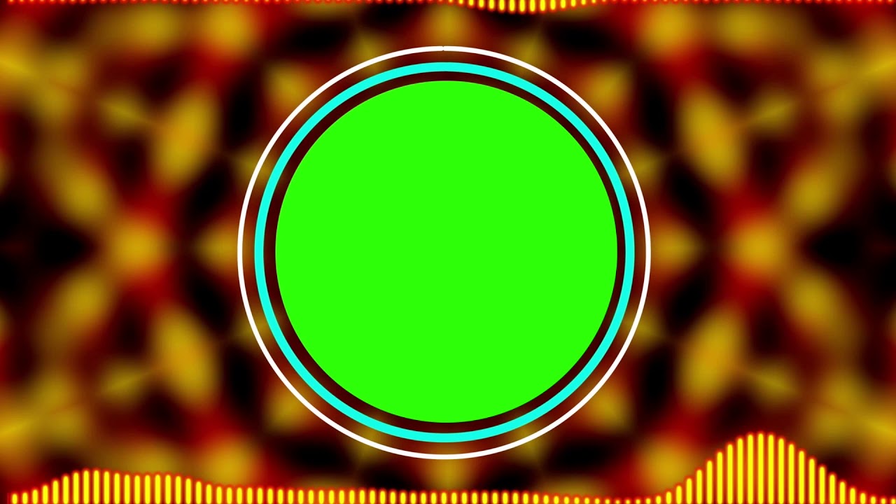 Audio Spectrum green screen Effect || audio visualizer green screen ...