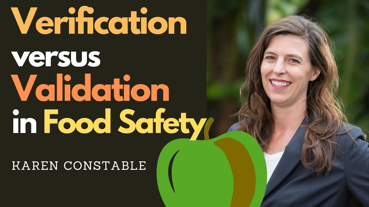 Verification versus Validation in Food Safety - YouTube