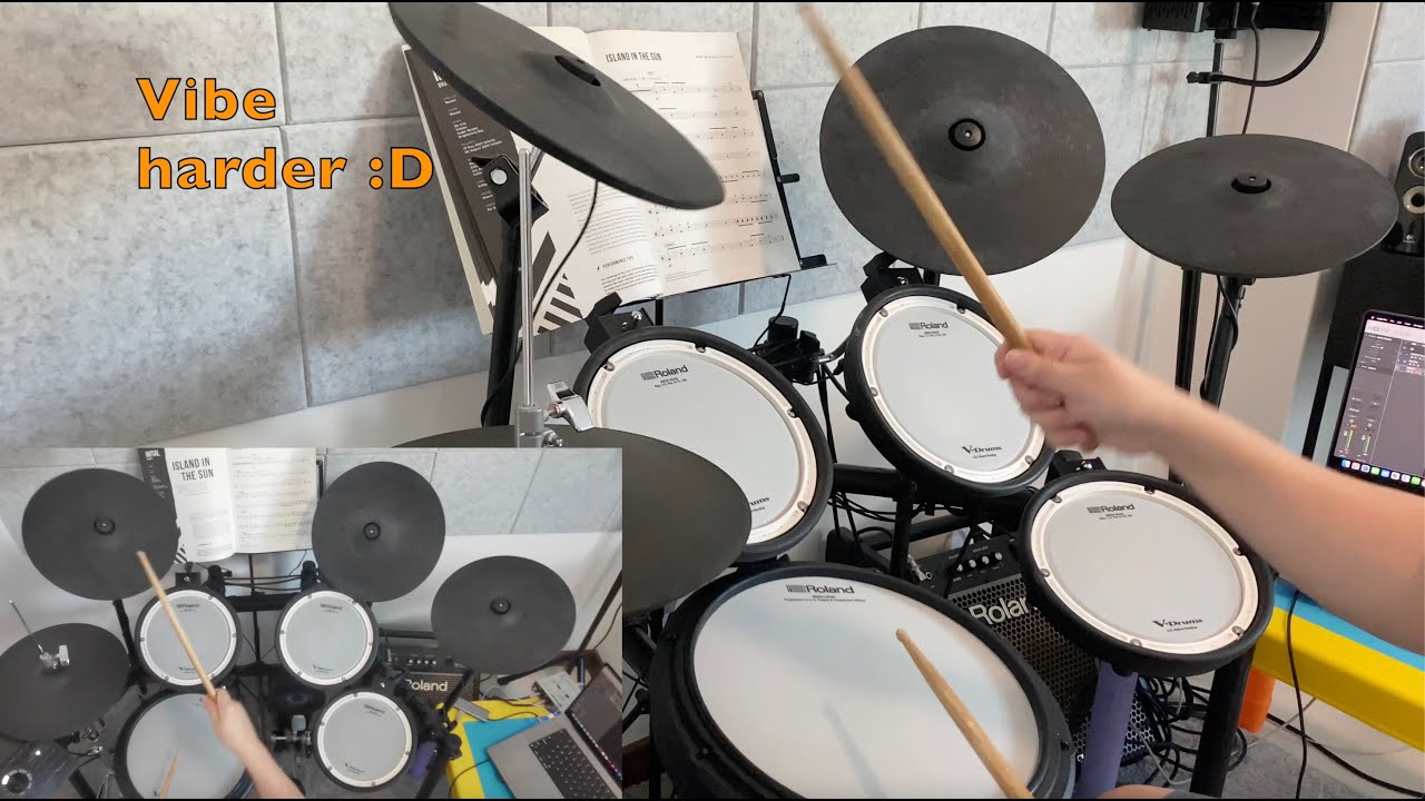 Island In The Sun demo Trinity Rock & Pop Drums Initial Grade - YouTube