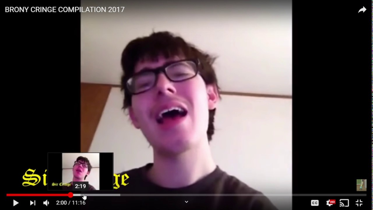 Reaction to BRONY CRINGE COMPILATION by sir cringe - YouTube