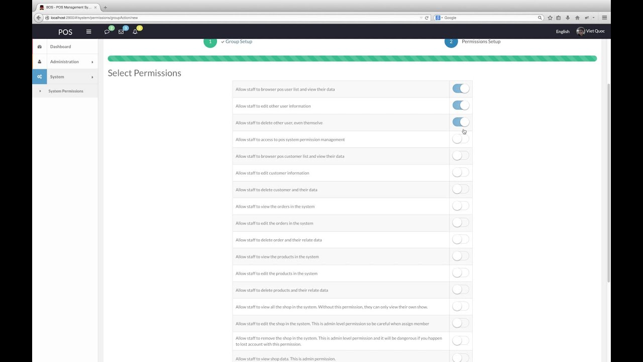 Demo Pos System - YouTube