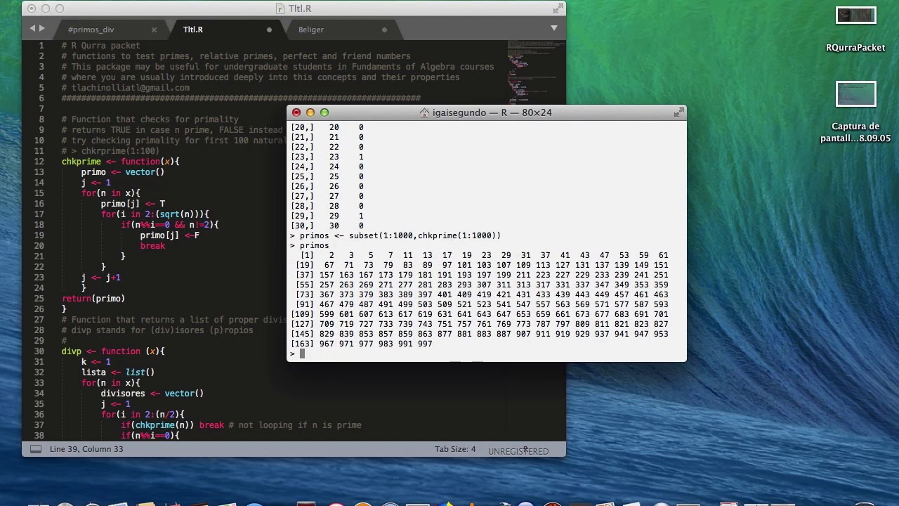 Números primos, primos relativos, perfectos y amigos – Programación en R (básica) - YouTube