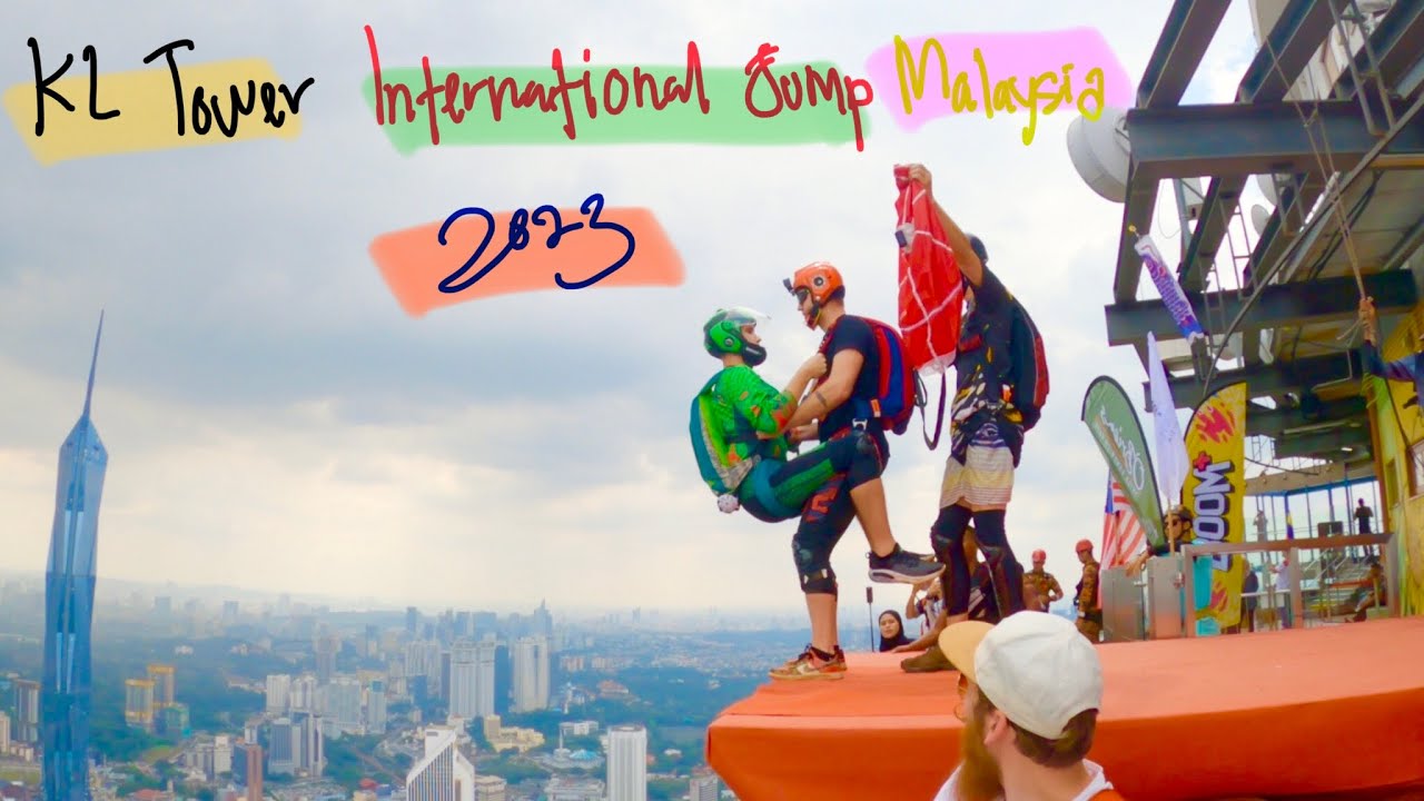 Extreme Crazy Base Jump 2023 KL Tower - YouTube