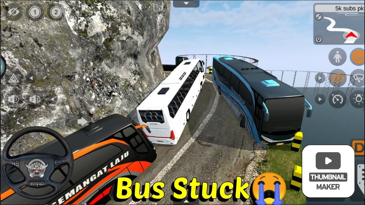 Bus Stuck On Hills 😱 | Dangerous Driving | | BUSSID - YouTube