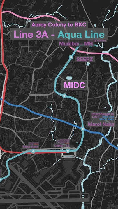 Mumbai Metro - Line 3A (Aqua Line) - YouTube