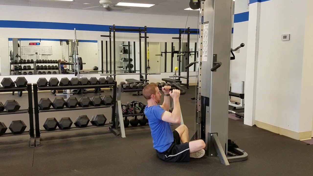 Seated Cable Lat Pull-down - YouTube