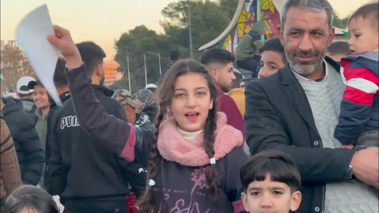 Scenes of Joy in Damascus as Syrians Celebrate 'Victory Friday' - YouTube