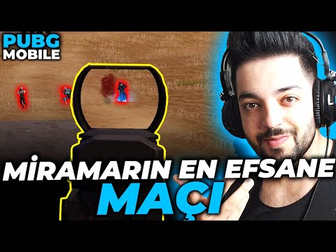 MİRAMARIN EN EFSANE MAÇI PUBG Mobile