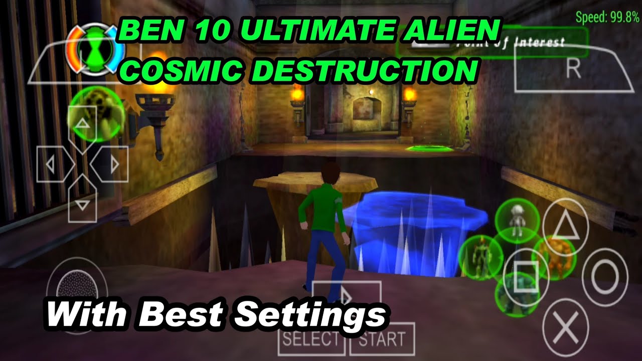 Ben 10 ULTIMATE ALIEN COSMIC DESTRUCTION BEST PPSSPP SETTINGS - YouTube