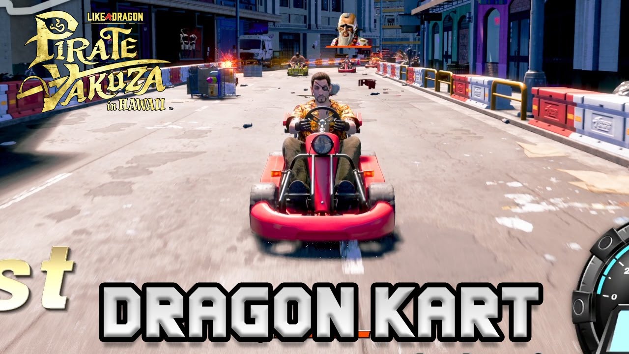 Like a Dragon Pirate Yakuza in Hawaii - All Cups in Dragon Kart - YouTube