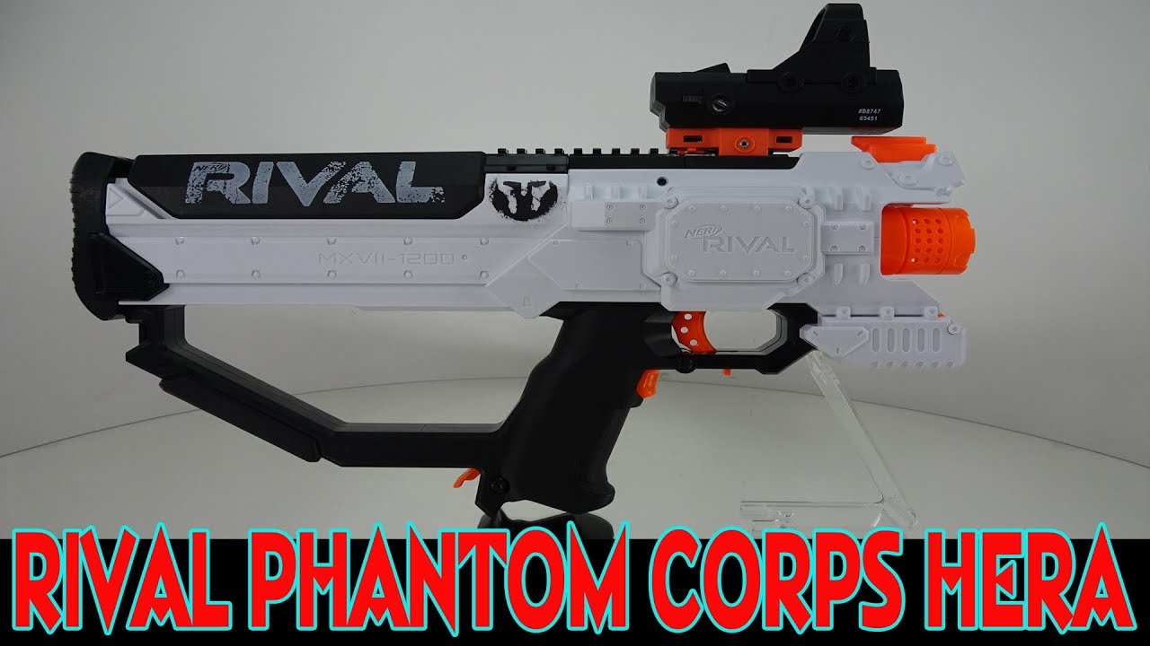 NERF RIVAL PHANTOM CORPS HERA + Infos Nemesis 2.0 / neue Rapidstrike CS ...