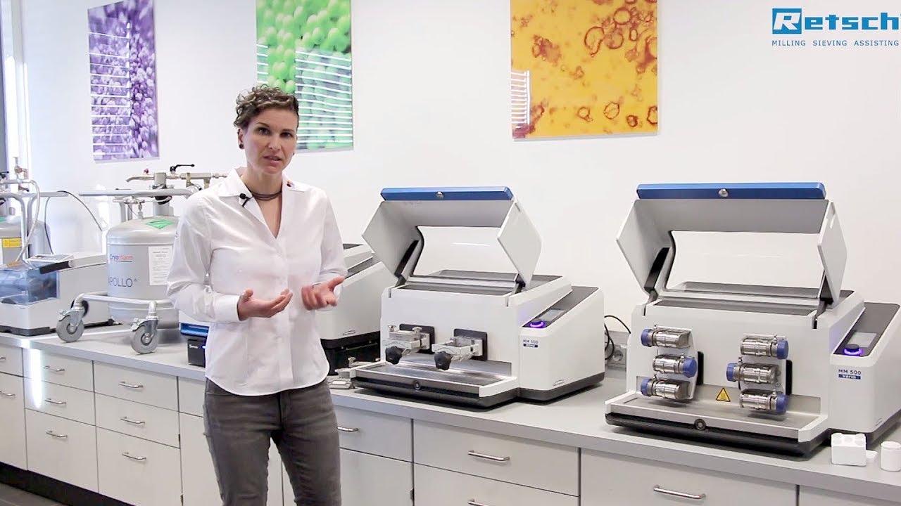 Retsch Mixer Mill MM500 Product Range – 球磨機完整產品線介紹 (中文字幕) - YouTube
