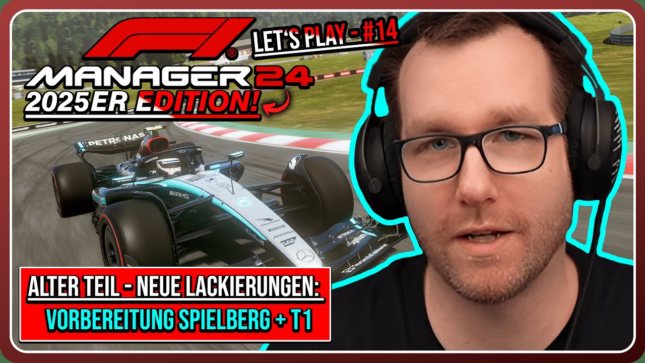 Lets Play: Alter Teil - Neue Lackierungen: Folge 14: Vorbereitung Spielberg + T1 | F1 Manager ...