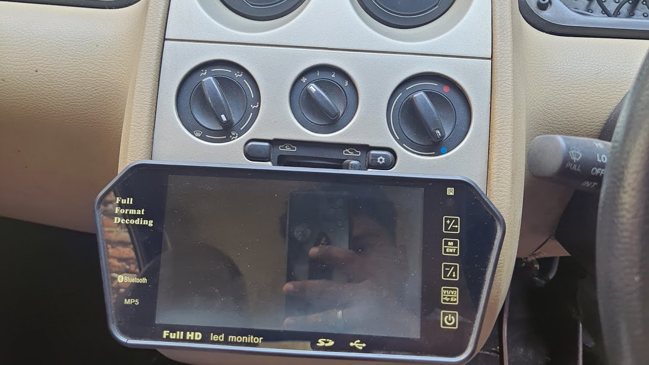how to install fd display in your tata Nano Car - YouTube
