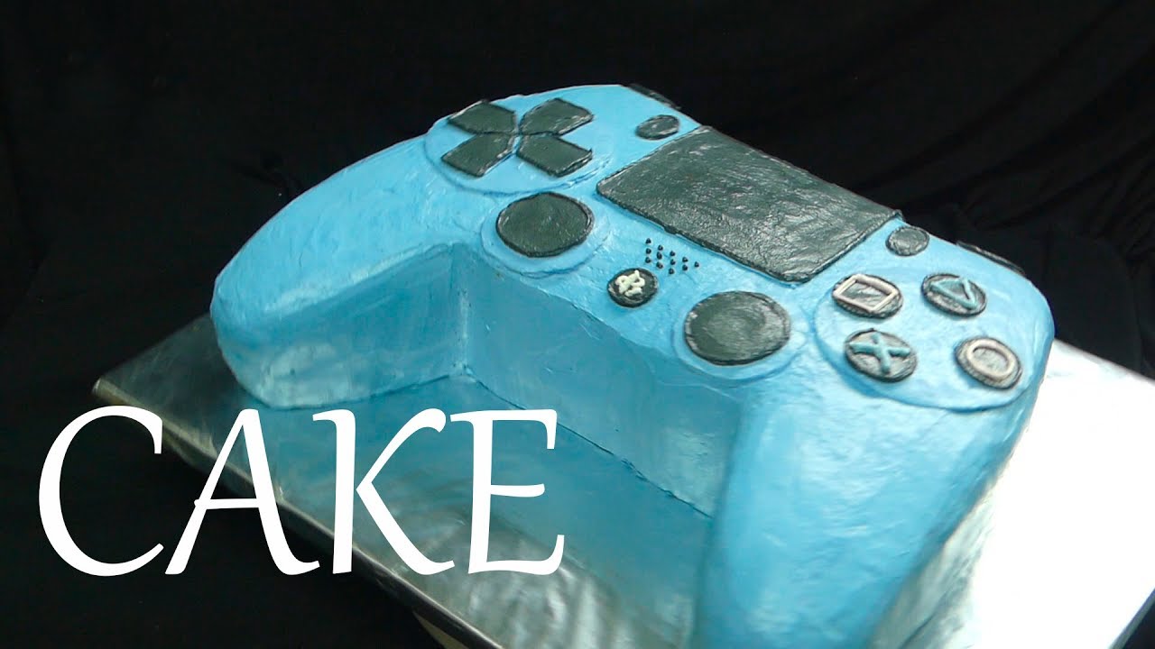 tutorial: Sony Playstation 4 Controller cake - YouTube