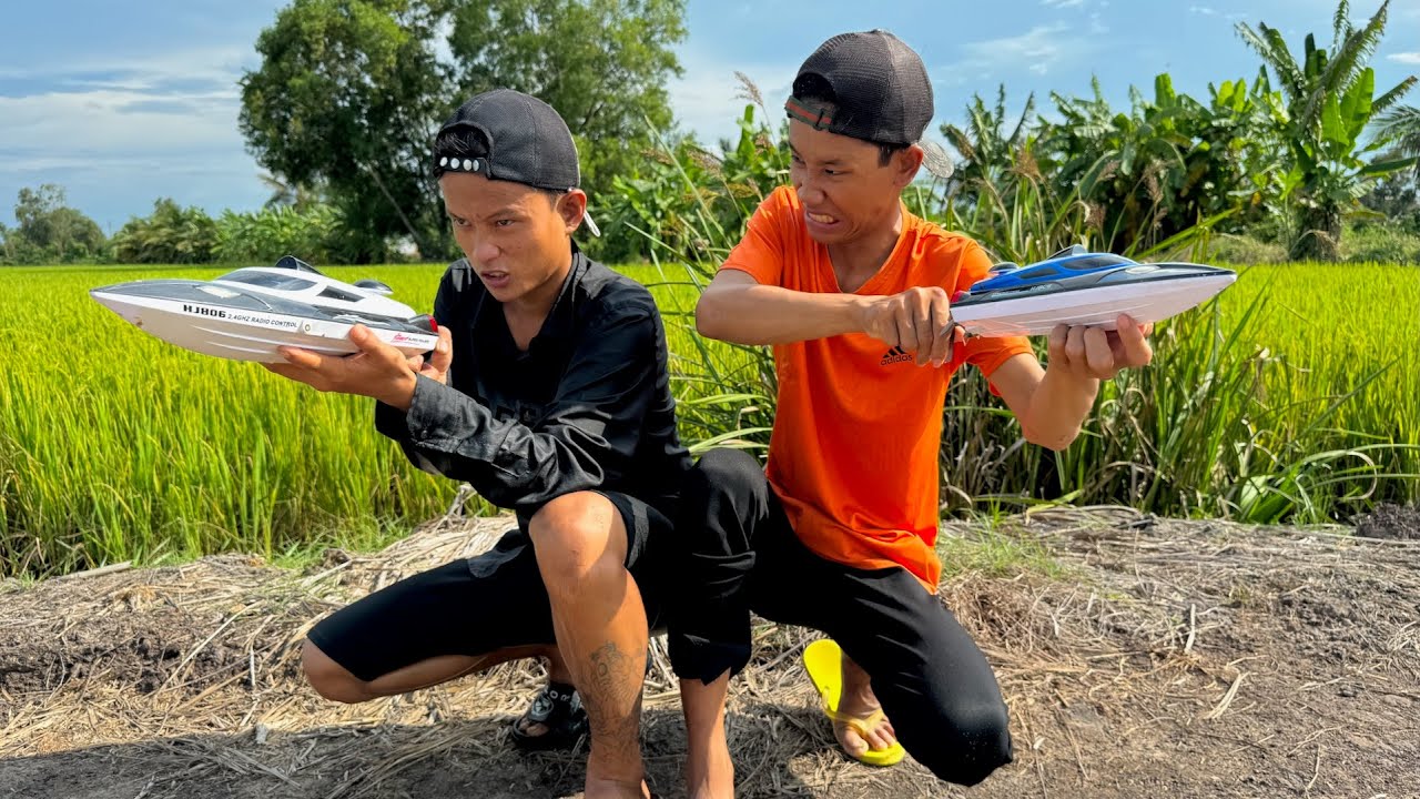 NERF GUN BOAT RC BATTLE 2024 P2 - YouTube