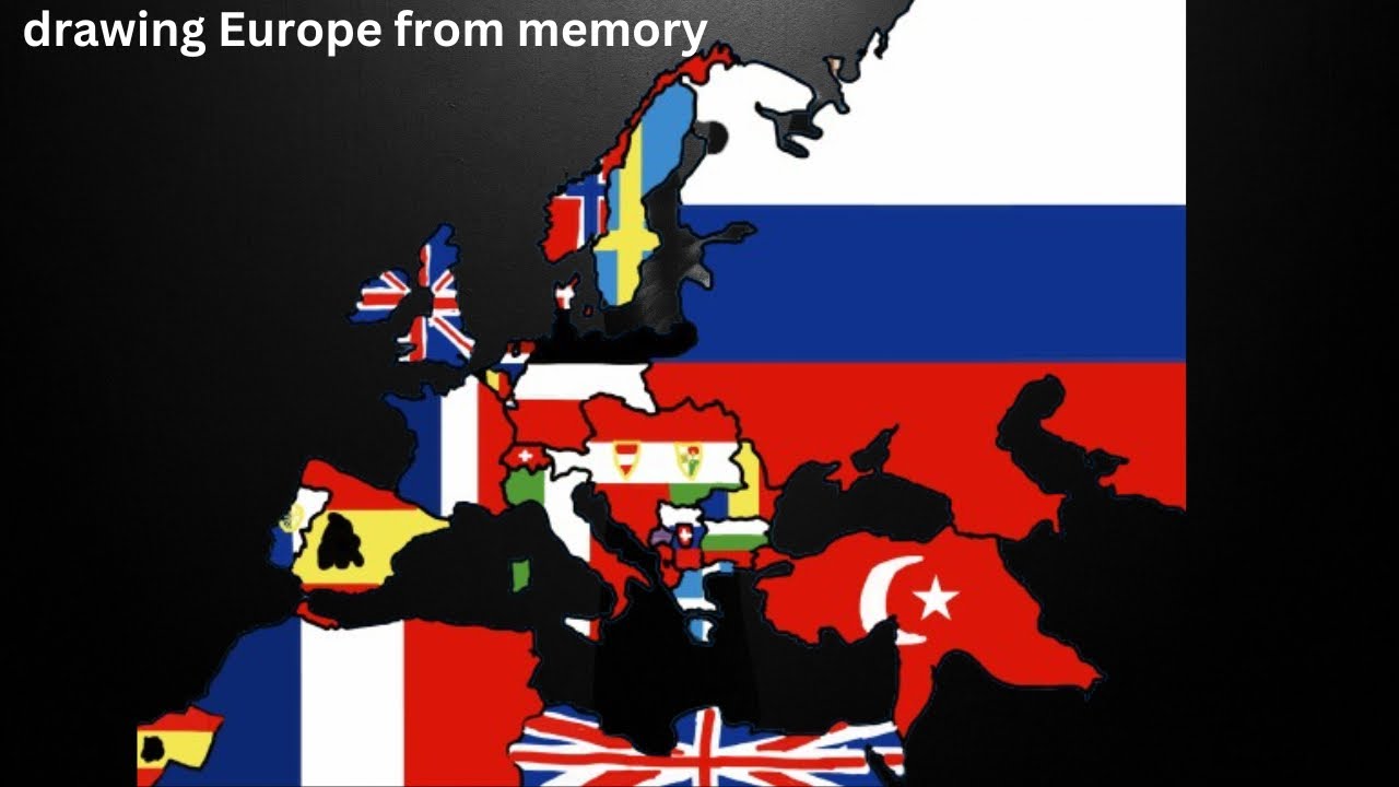 Drawing Europe from memory #europe #viral #countryballs #ww1 #drawing ...