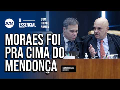 Moraes acusa Mendonça de vários crimes e pede abertura de ação no STF