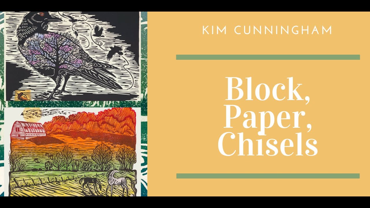 Kim Cunningham Presents and Demonstrates Her Art for "Block Paper ...