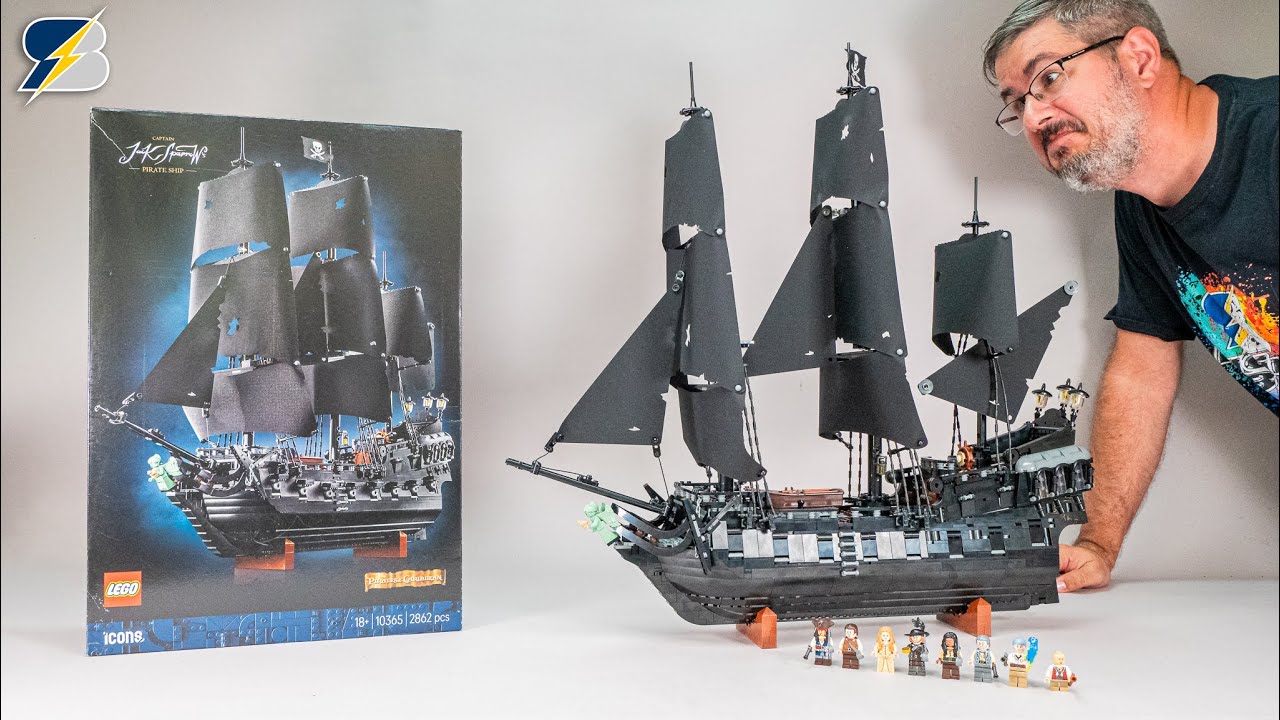 LEGO 10365 Captain Jack Sparrow’s Pirate Ship detailed building review ...