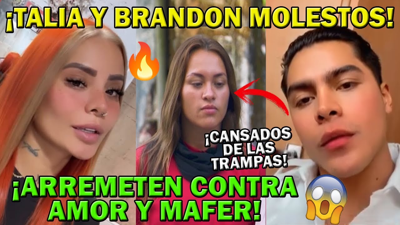 Brandon y Talia ARREMETEN contra Amor y Mafer!! | Abandonados Mx - YouTube