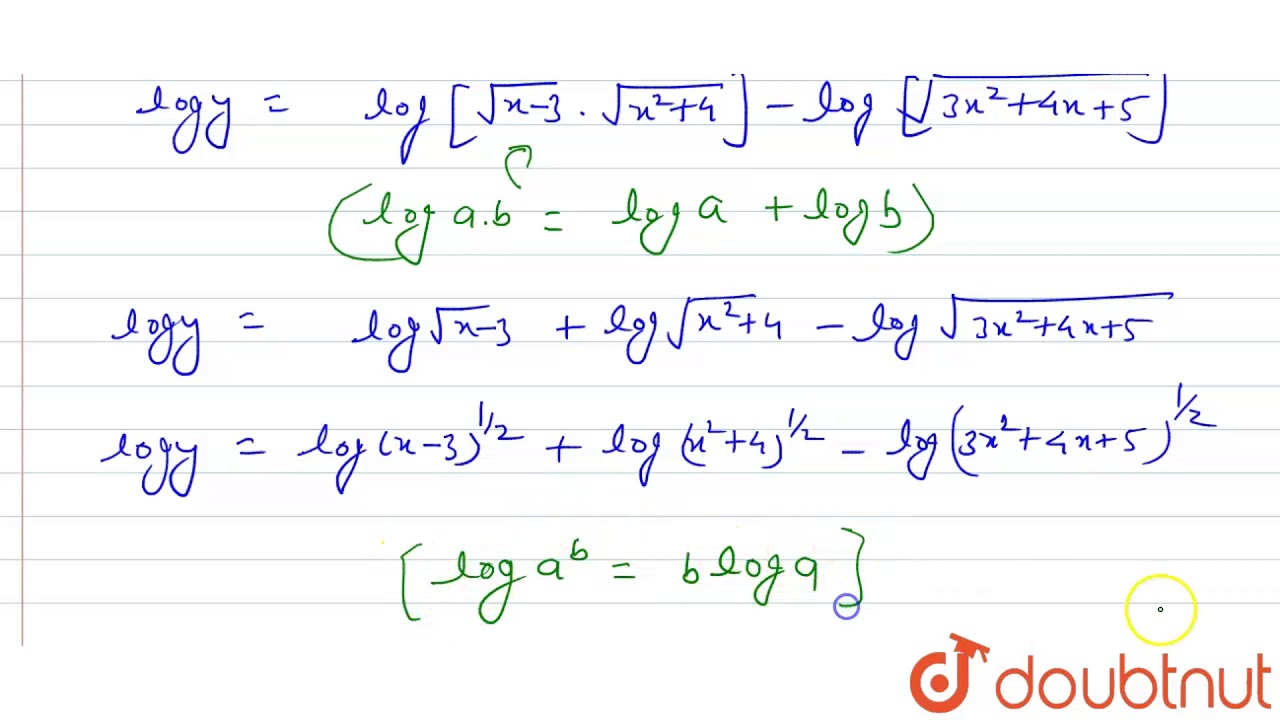 If y sqrt x 3 x 2 4 3x 2 4x 5 find dy dx If y sqrt x 3 x 2 4 3x 2 4x 5 find dy dx