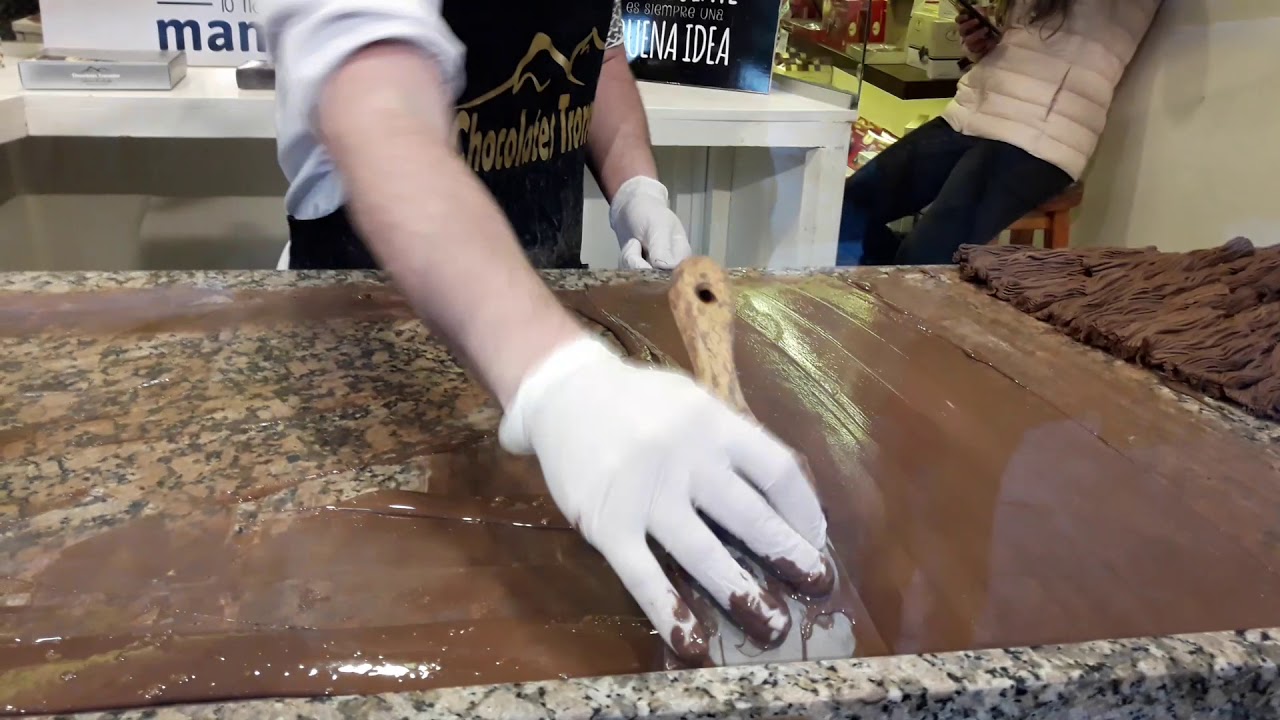 como hacer chocolate en rama ? video de elaboracion de Chocolates ...