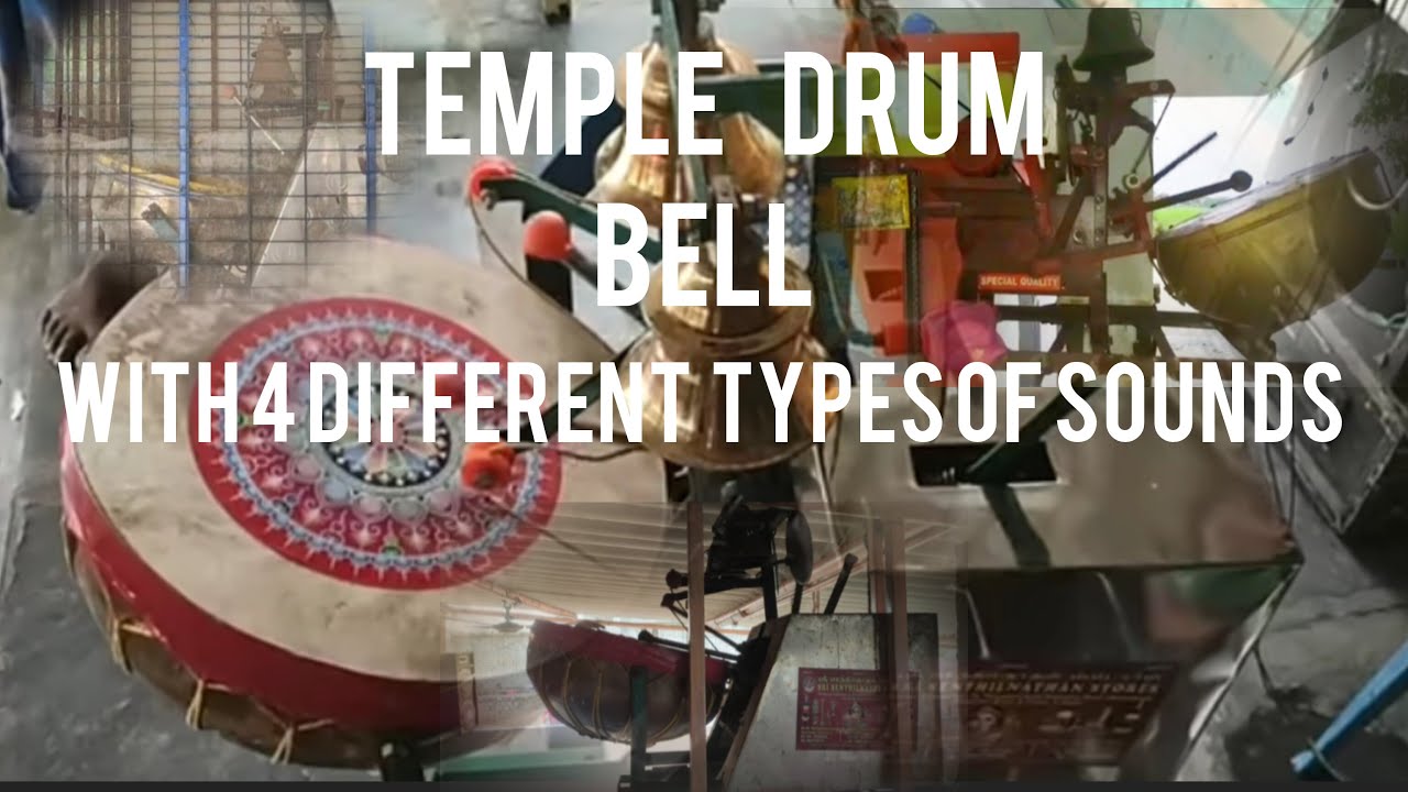 Temple drum Bell With 4 Different types of sounds link in 👇👇#vairal# ...