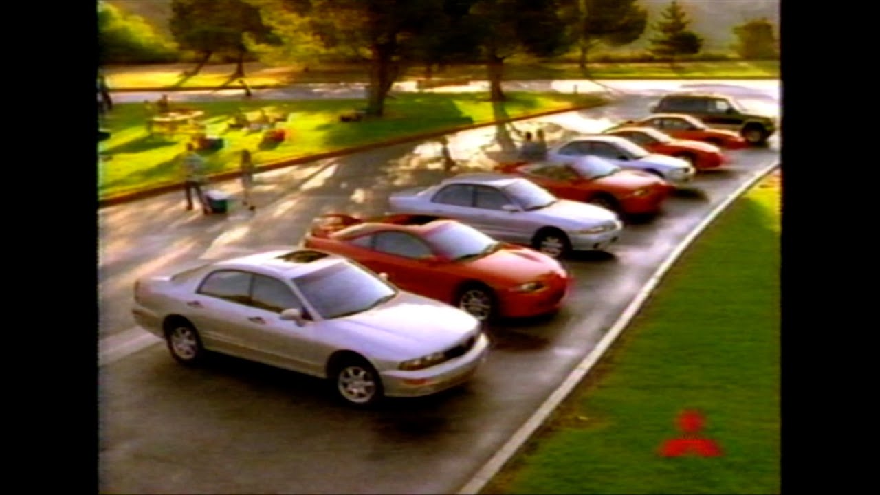 1997 Line of Cars by Mitsubishi Commercial (1996) - YouTube