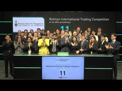 The Rotman International Trading Competition Closes the Market Wednesday, February 21, 2024 ...