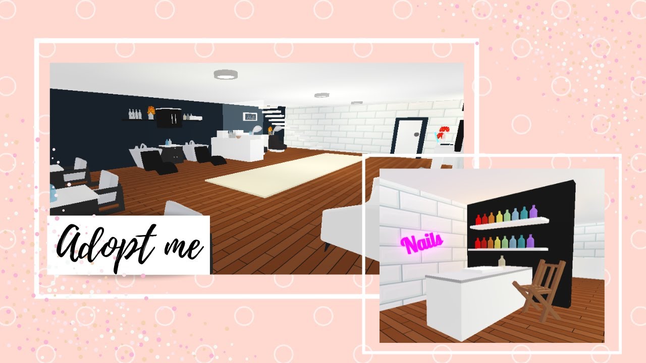 Hair salon 🌼 speed build Adopt me (Roblox) - YouTube