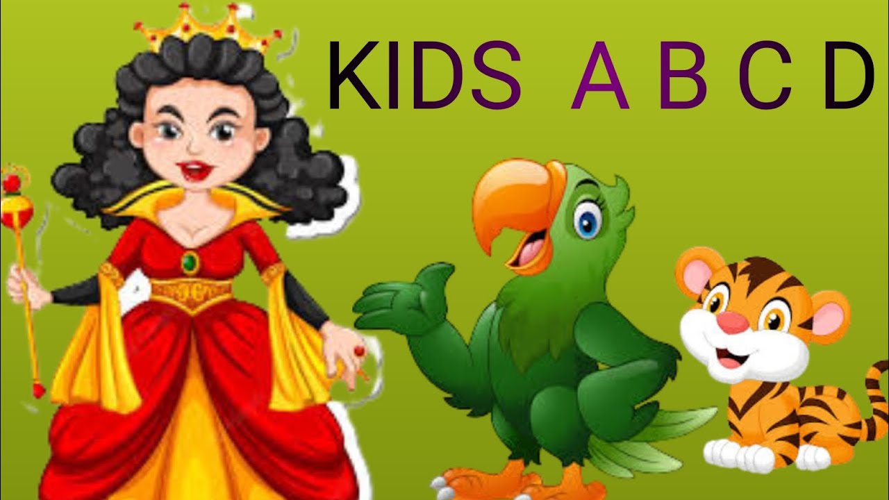 how to learn A B C D for nursery class || ABCD alphabet || ABC learning ...