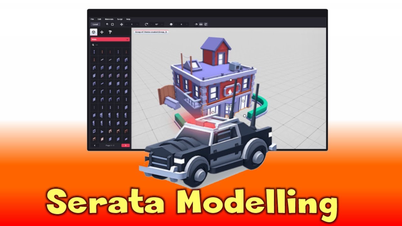 Serata "Modelling"! / 3D Game Dev * LIVE - YouTube