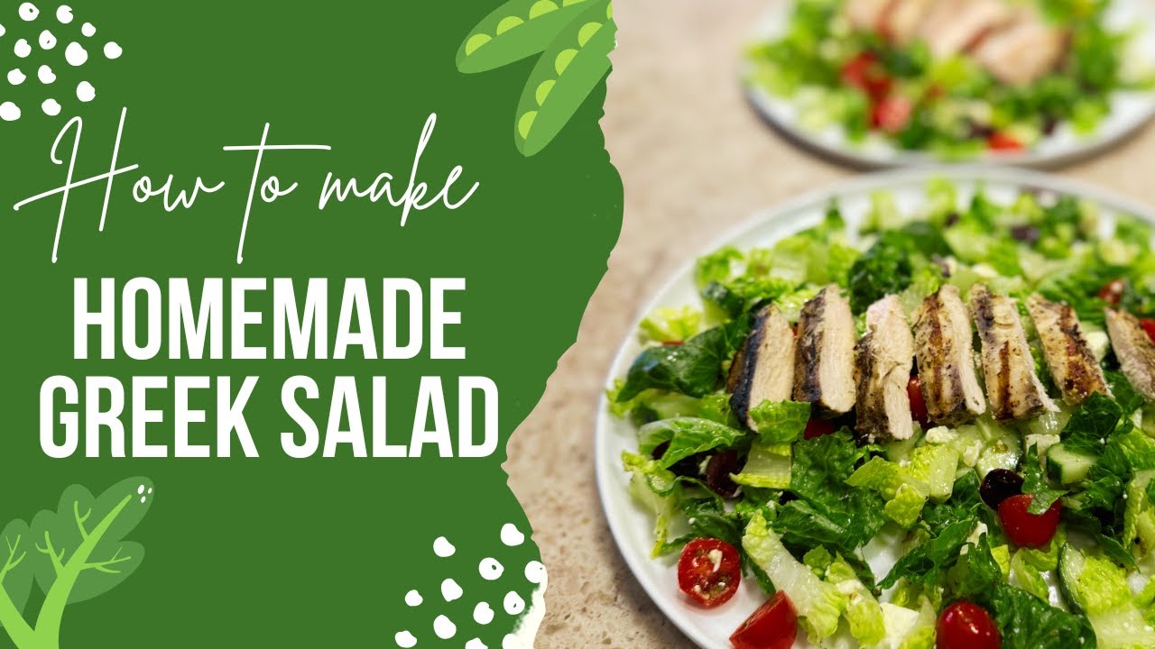 HOW TO MAKE HOMEMADE GREEK SALAD - YouTube