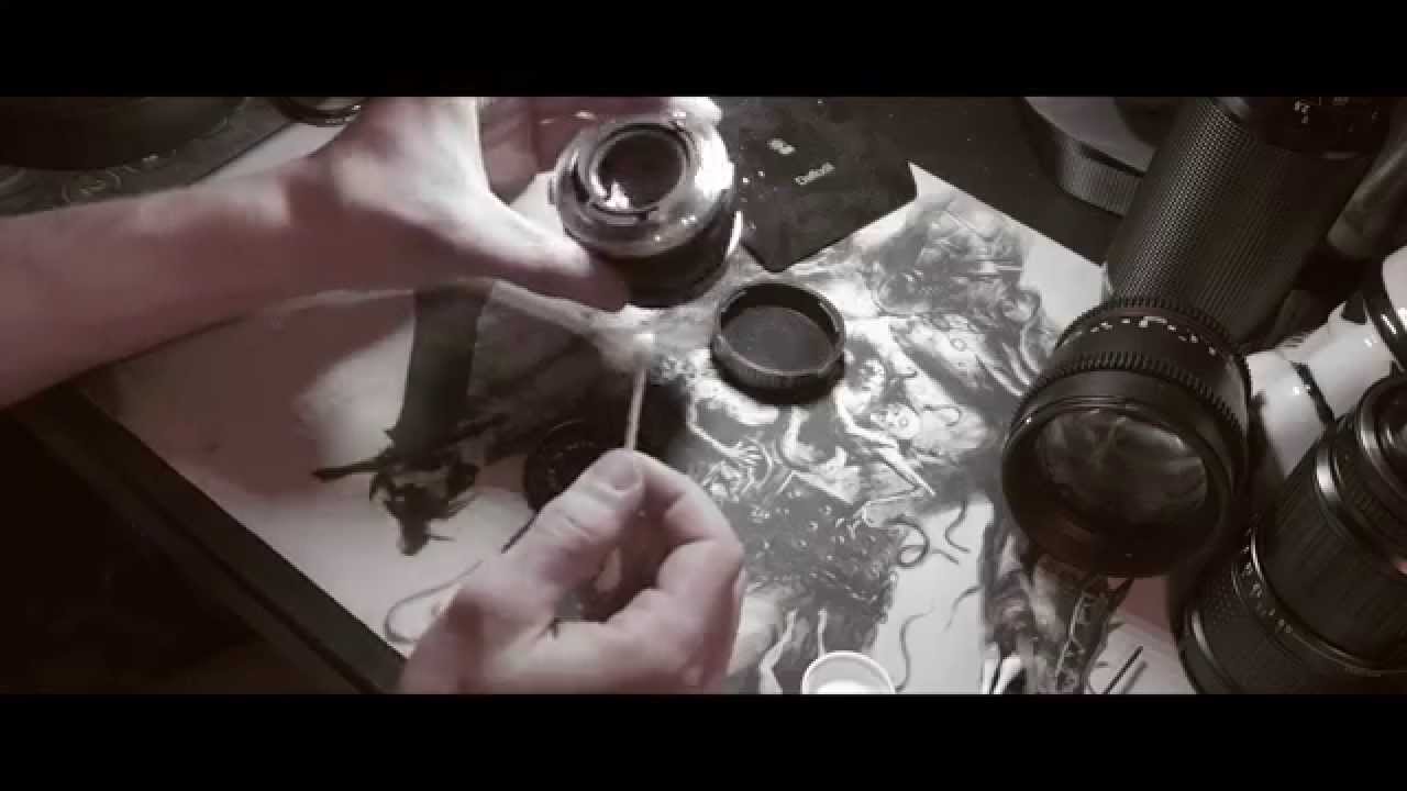 ASMR Lens Cleaning Olympus OM 50mm 1.4 - YouTube
