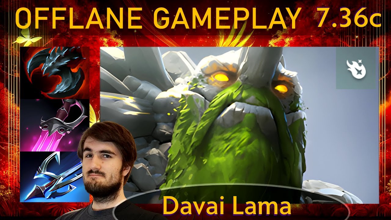 ⭐ 7.36c Davai Lama Tiny |KDA - 29 KP - 76%| Offlane Gameplay - Dota 2 ...