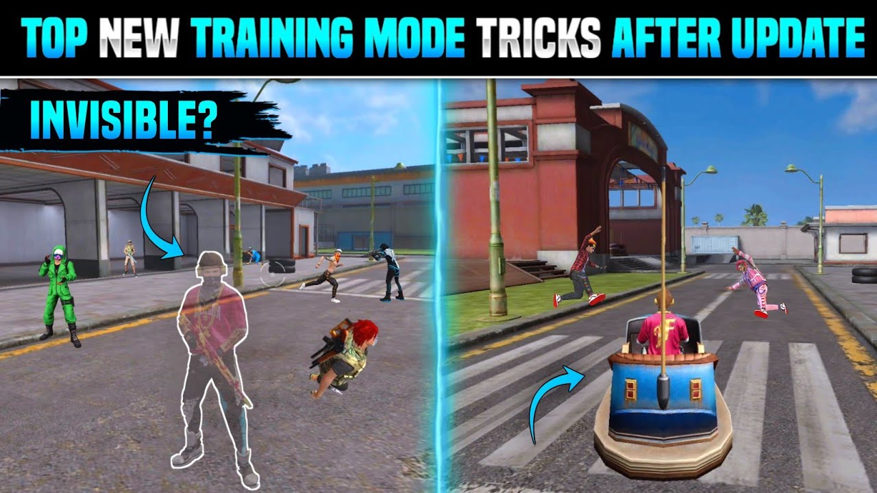 FREE FIRE NEW TRICKS IN TRAINING MODE AFTER UPDATE | TOP 5 NEW TRICKS ...