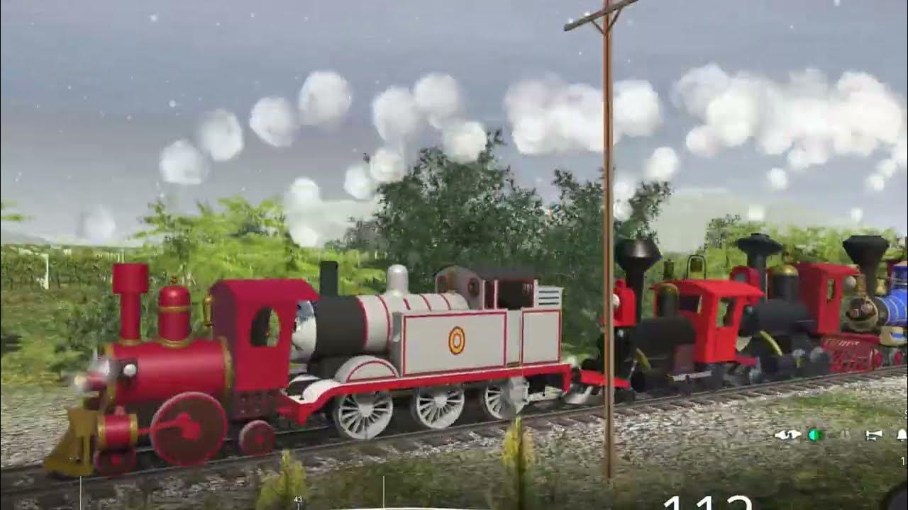 FROSTY SNOWMAN - TIMOTHY - TANGY CASEY JR - CANADA ROCK MOUNTAIN RIDE! - TRAINZ RAILROAD ...