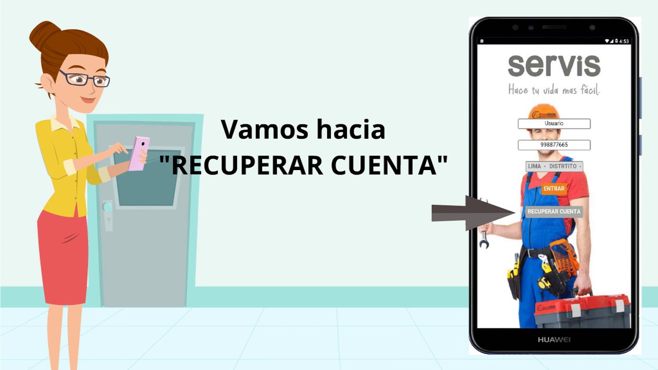 SERVIS - RECUPERAR CUENTA CLIENTE - YouTube
