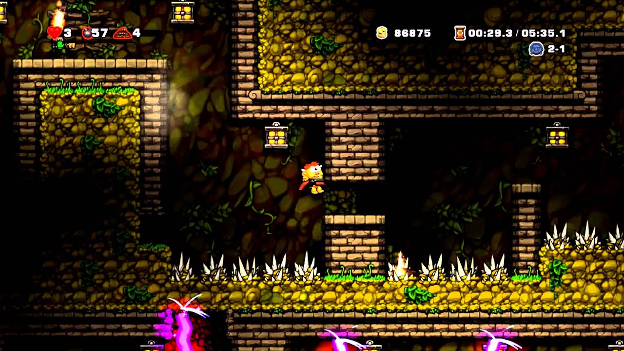 Spelunky - Custom Levels - E01 - Shopkeeper Castle - YouTube