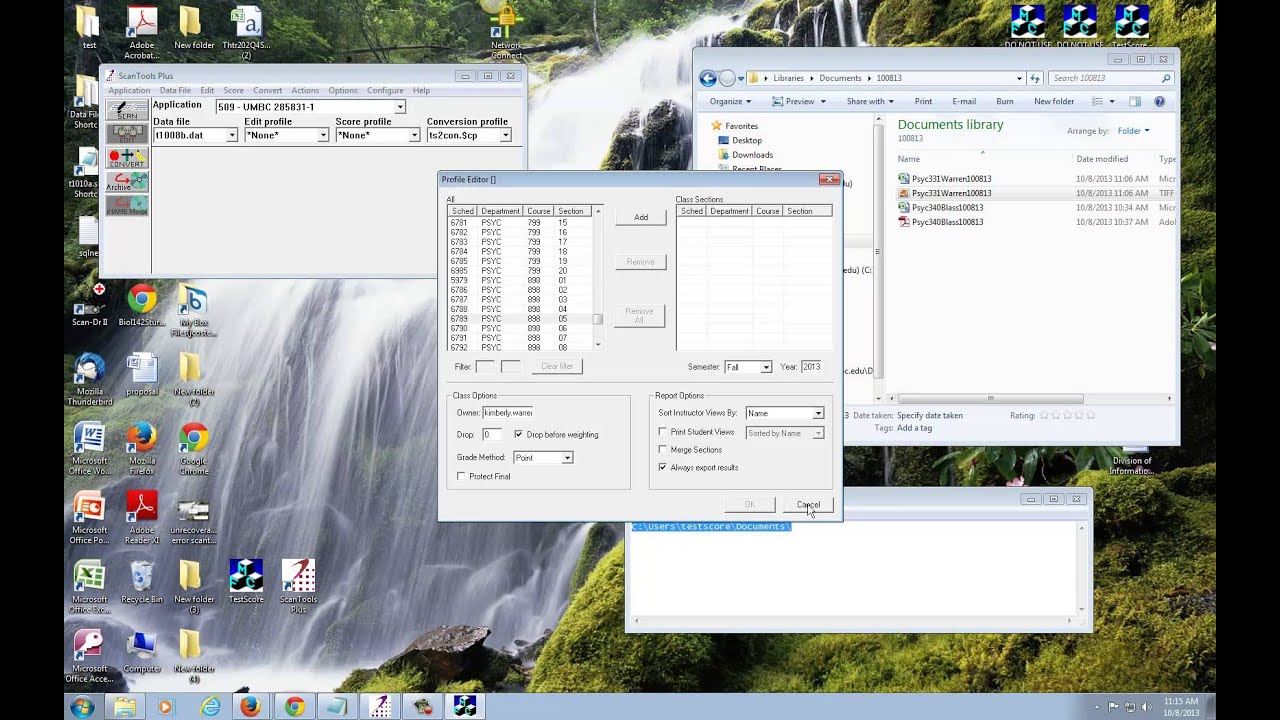 Scantron Pt. 2 Scanning and Scoring - YouTube