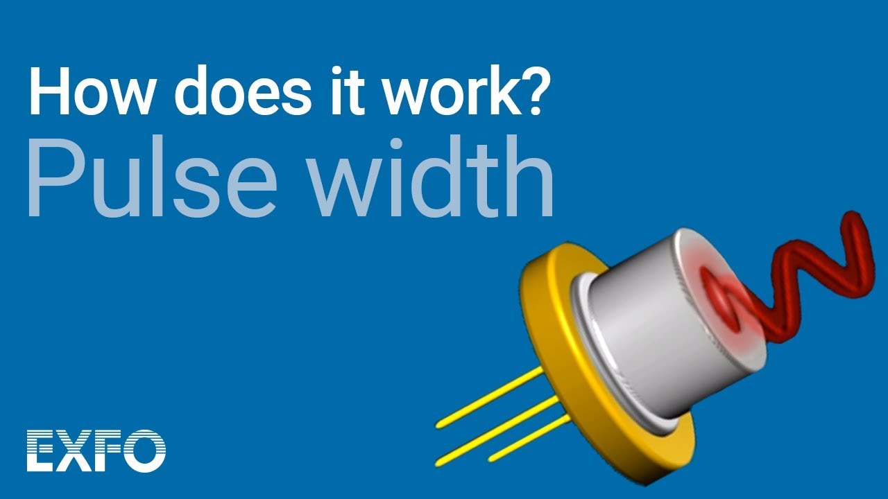 Pulse Width - EXFO animated glossary of Fiber Optics - YouTube