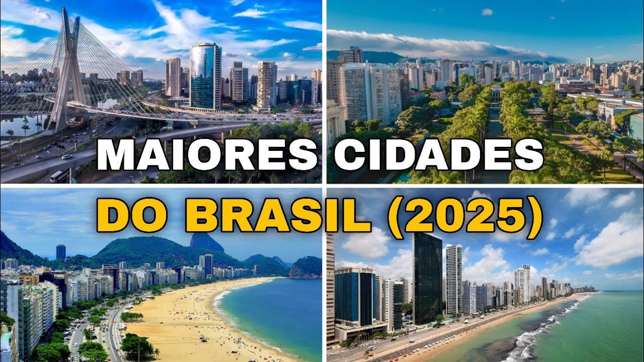 As 20 Maiores Cidades Do Brasil | IBGE 2025 - YouTube