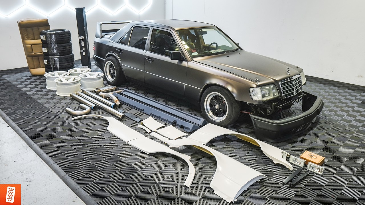 Rebuilding an Abandoned Mercedes with an Unusual Engine Swap in 5 Days ...