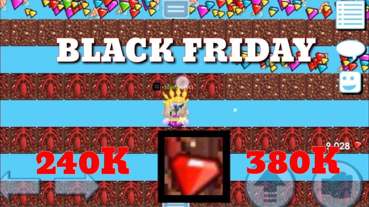 BLACK FRIDAY EVENT IN GROWTOPIA 2X GEMS - YouTube