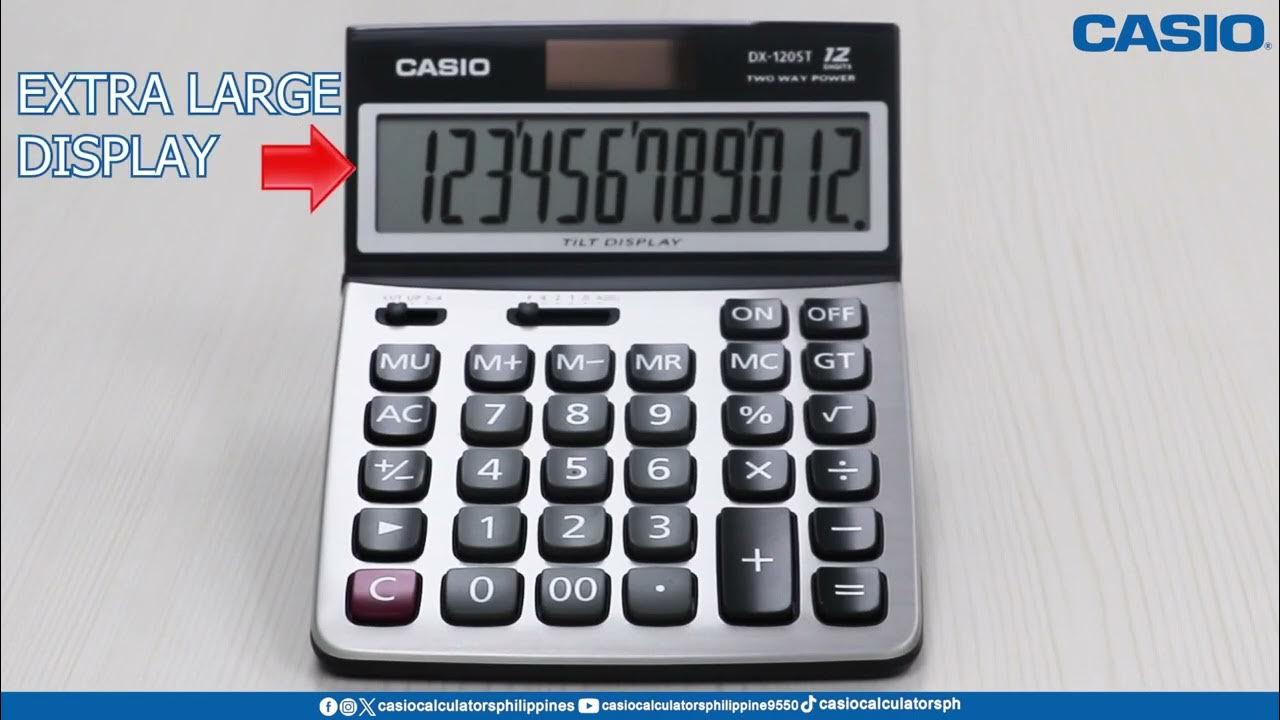 CASIO DX-120ST - YouTube