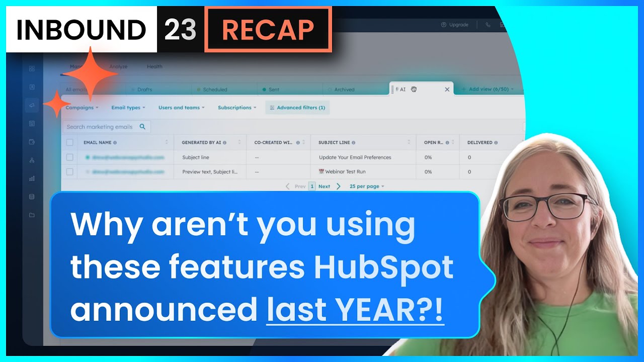 HubSpot INBOUND 23 recap: Must-use features before INBOUND 24! - YouTube